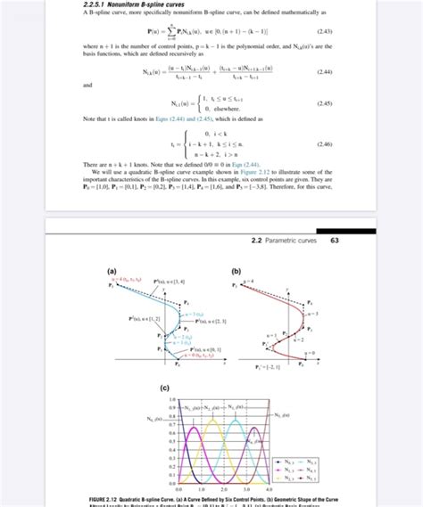 Modeling 1 B Spline As In Chapter 2 2 5 1 The