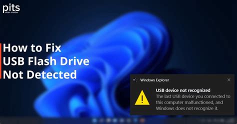 How To Fix Usb Flash Drive Not Detected Troubleshootings