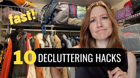 10 WAYS TO DECLUTTER FASTER YouTube