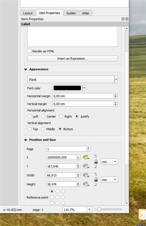 Bug Report 21702 Calculated X Position For Textbox Returns 10000000 Qgis Application Qgis