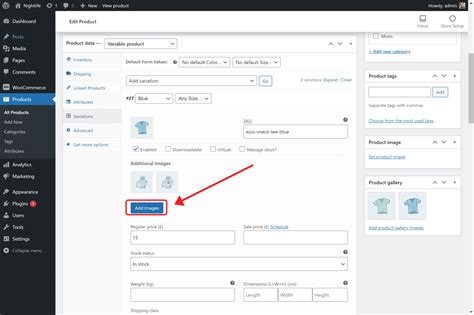 Additional Variation Images Plugin For Woocommerce