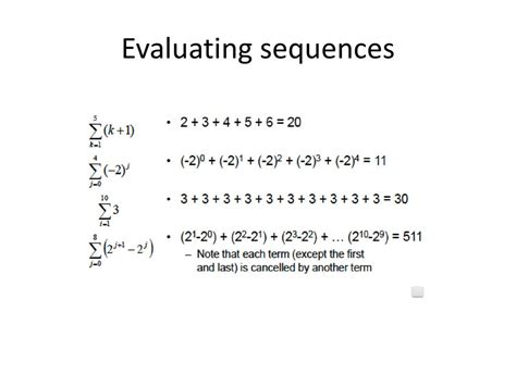 cs 2210 0001 discrete structures sequence and sums ppt download