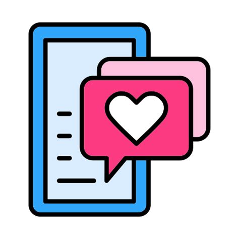 Dating App Generic Color Lineal Color Icon