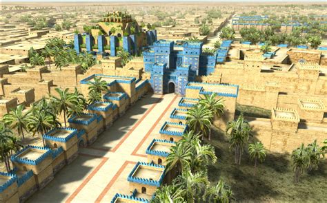 Grad Vavilon 6 Vek P N E 3d Model Mozaik Digitalno