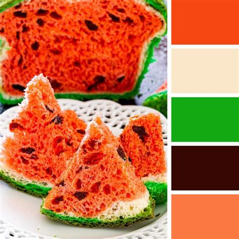 Watermelon Bread Color Palette