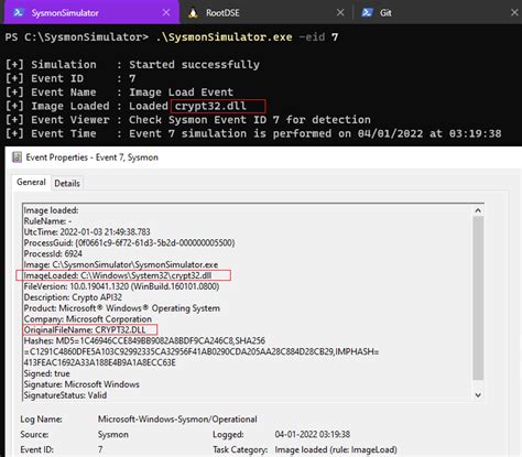 Understanding Sysmon Events Using Sysmonsimulator Rootdse
