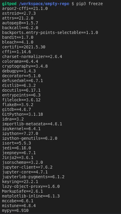Remove Unnecessary Python Packages From New Workspaces · Issue 7064