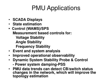 Ppt Implementation Of Synchrophasor Technology For Better System Utilization And Reliability