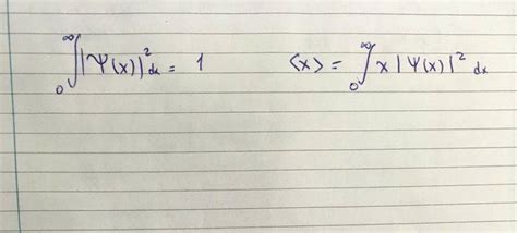 Wavefunction Normalisation And Expectation Values