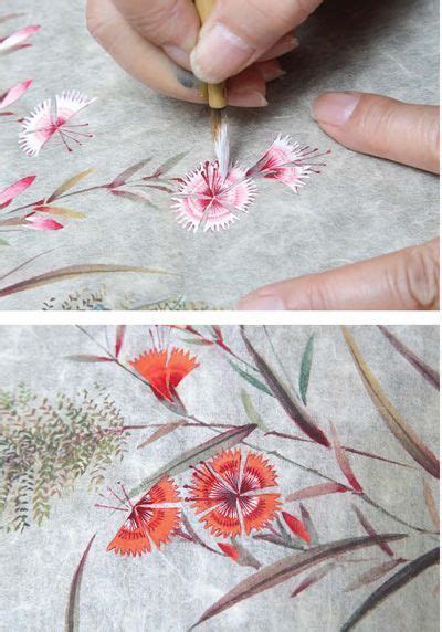 서민자 작가와 함께하는 초충도草蟲圖 그리기Ⅱ 월간민화 전통 자수 꽃그림 민화