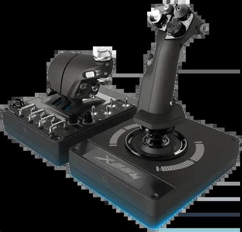 Logitech G X HOTAS Throttle And Stick RGB Simulation Controller