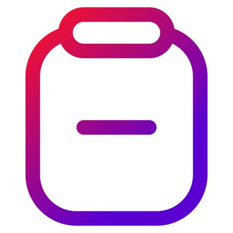 Delete Document Generic Gradient Outline Icon