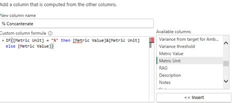 Solved If And Concatenate Custom Columns Microsoft Fabric Community