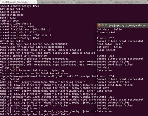 Tcp Qemu CPU Exception When Sending Data To TCP Server By Net Tools For A While Issue