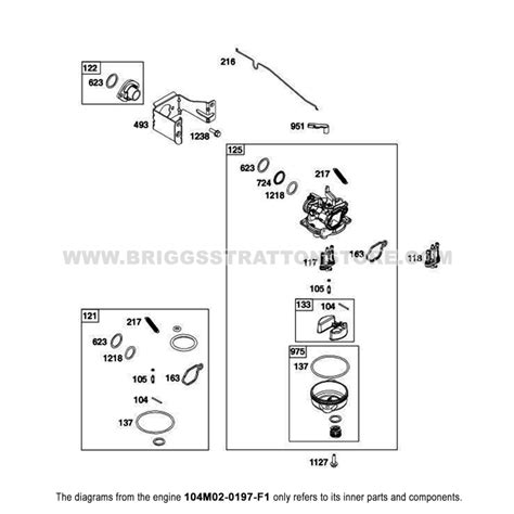 Briggs And Stratton 725exi Engine 104m02 0197 F1 Genuine Part