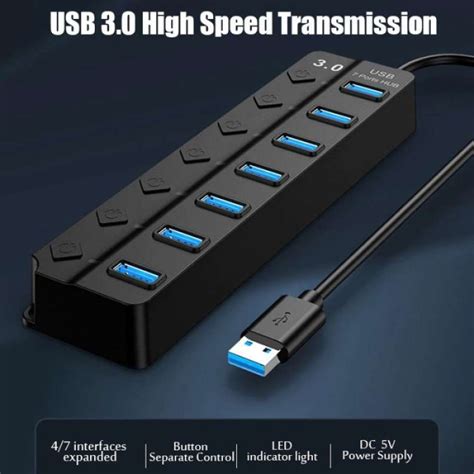 Promo Usb Hub High Speed Extender Port Usb With Switch Diskon Di Seller Am Id