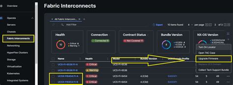 Intersight管理のfabric Interconnect のファームウェアアップグレード手順 Cisco Community
