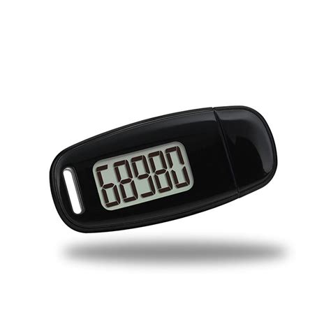 3d Sensor Pedometer Step Counting Device With Blue Backlight Clip On Pedometer With Detachable