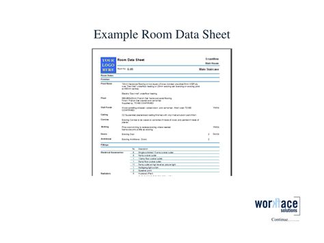 Ppt Room Data Sheets The Concept Powerpoint Presentation Free