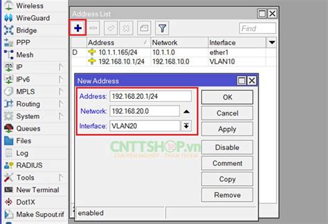 Hướng Dẫn Cấu Hình Sub Interface Trên Router Mikrotik