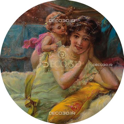 نقاشی مادر و کودکان