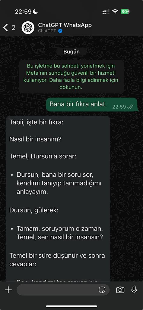 Chatgpt Whatsappta İşte Detaylar