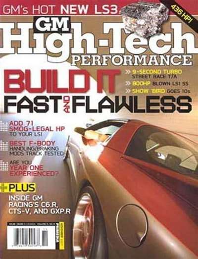 Gm Hi Tech Performance Magazine Subscription United States