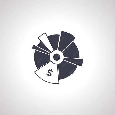 Premium Vector Pie Chart Icon Circle Segment Analyzing Diagram Icon