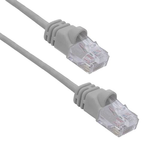 Gray Cat 6a 10ft Thin Ethernet Cable