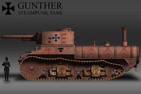 Gunther No1739 Steampunk Tank By Kevintinierme On Deviantart Arte