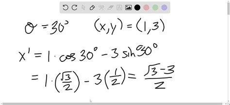 solved finding a point in a rotated coordinate system in exercises 5 12