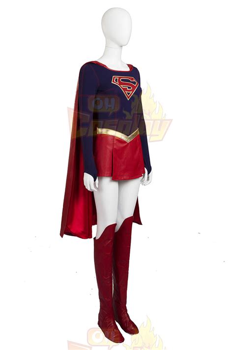 Supergirl Kara Zor El Danvers Cosplay Zentai Suit Costumes