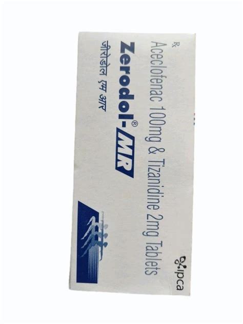 Zerodol Mr Aceclofenac Paracetamol Tablet Strength 100mg At Best