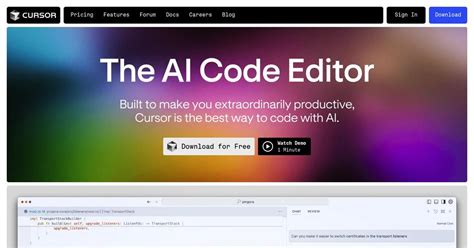 Cursor The AI Code Editor For Enhanced Productivity
