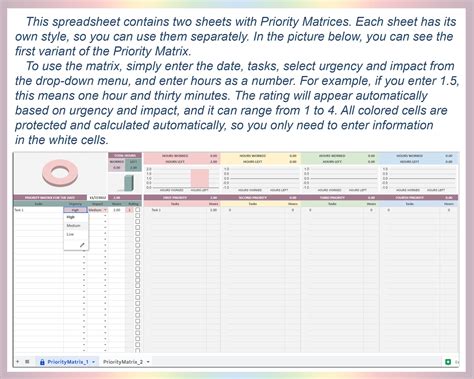 Prioritization Matrix Task Planner Task Tracker Priority Matrix Eisenhower Daily Planner