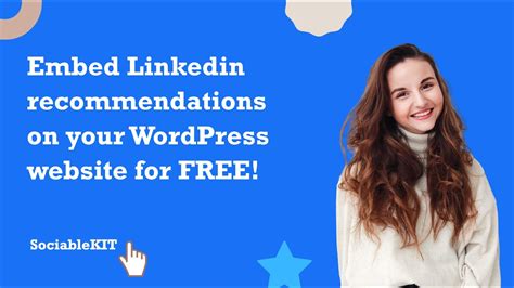 how to embed linkedin recommendations on wordpress for free embed