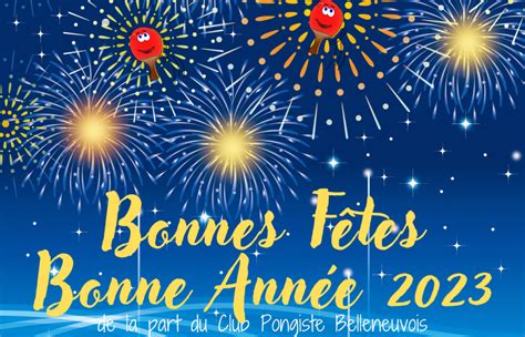 Meilleurs Voeux 2023 Club Pongiste Belleneuvois