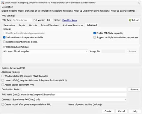 Capture Simulation State Fast Restart And Step Through Model Containing Fmu Matlab And Simulink
