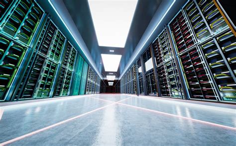Computer Network Server Room Or Data Center Stock Illustration Illustration Of Ethernet Room