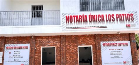 Notaría Única De Los Patios《 Norte De Santander》teléfono Dirección Y