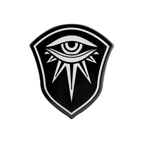 Dragon Age Inquisition Crest Silver Plated Enamel Pin🐲