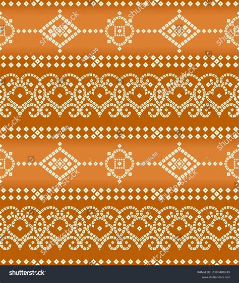 Seamless Allover Bandhani Pattern Design Stock Illustration Shutterstock