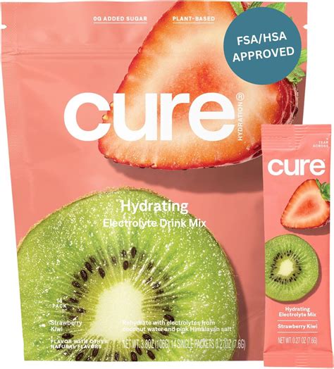 Cure Hydration Plant Based Electrolyte Drink Mix No