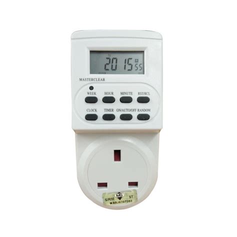 Sum 24 Hours Digital 3 Pin Plug In Timer Plug Pemasa 3 Pin Digital 24 Jam Sum 100 Original