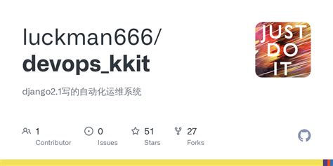 Github Luckman Devops Kkit Django