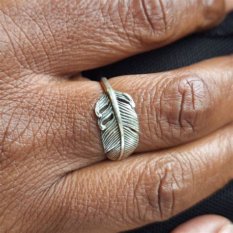 Feather Ring Sterling Silver Jewellery Simply Silver