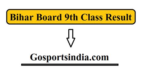 Bihar Board 9th Class Result 2024 By Name