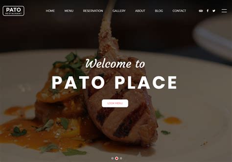 30+ responsive HTML5 Bootstrap based free restaurant template free ...