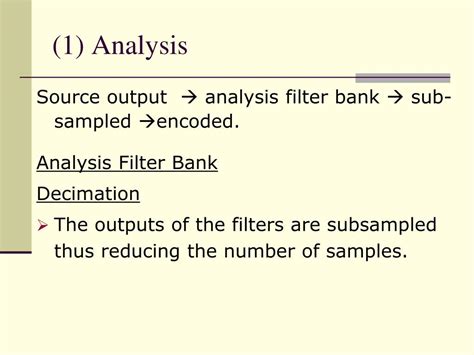 Ppt Subband Coding Powerpoint Presentation Free Download Id243885