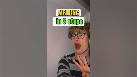 Mewing In 3 Steps Youtube